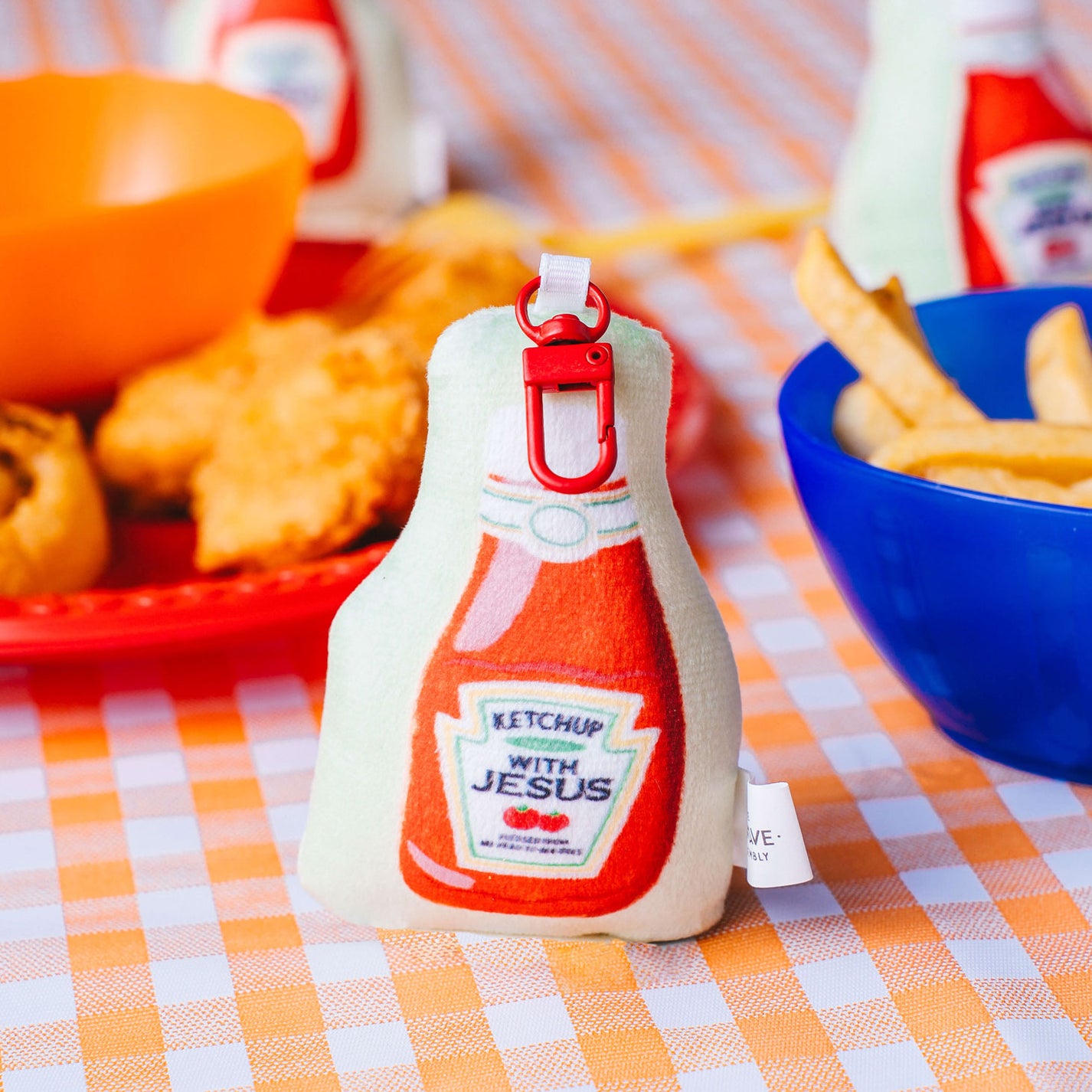 Ketchup With Jesus | Squishy Plushie Keychain – The Brave Assembly ...