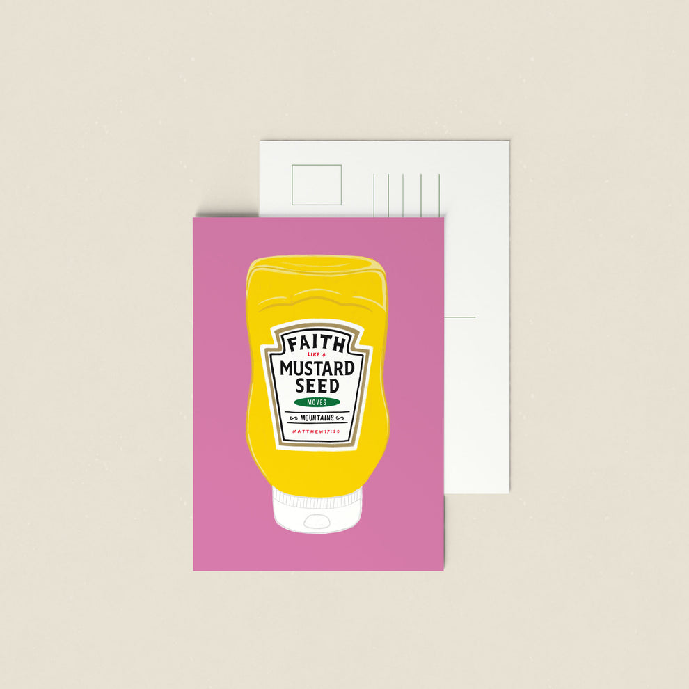 Faith Like Mustard Seed / Postcard – The Brave Assembly • Custom Brush ...